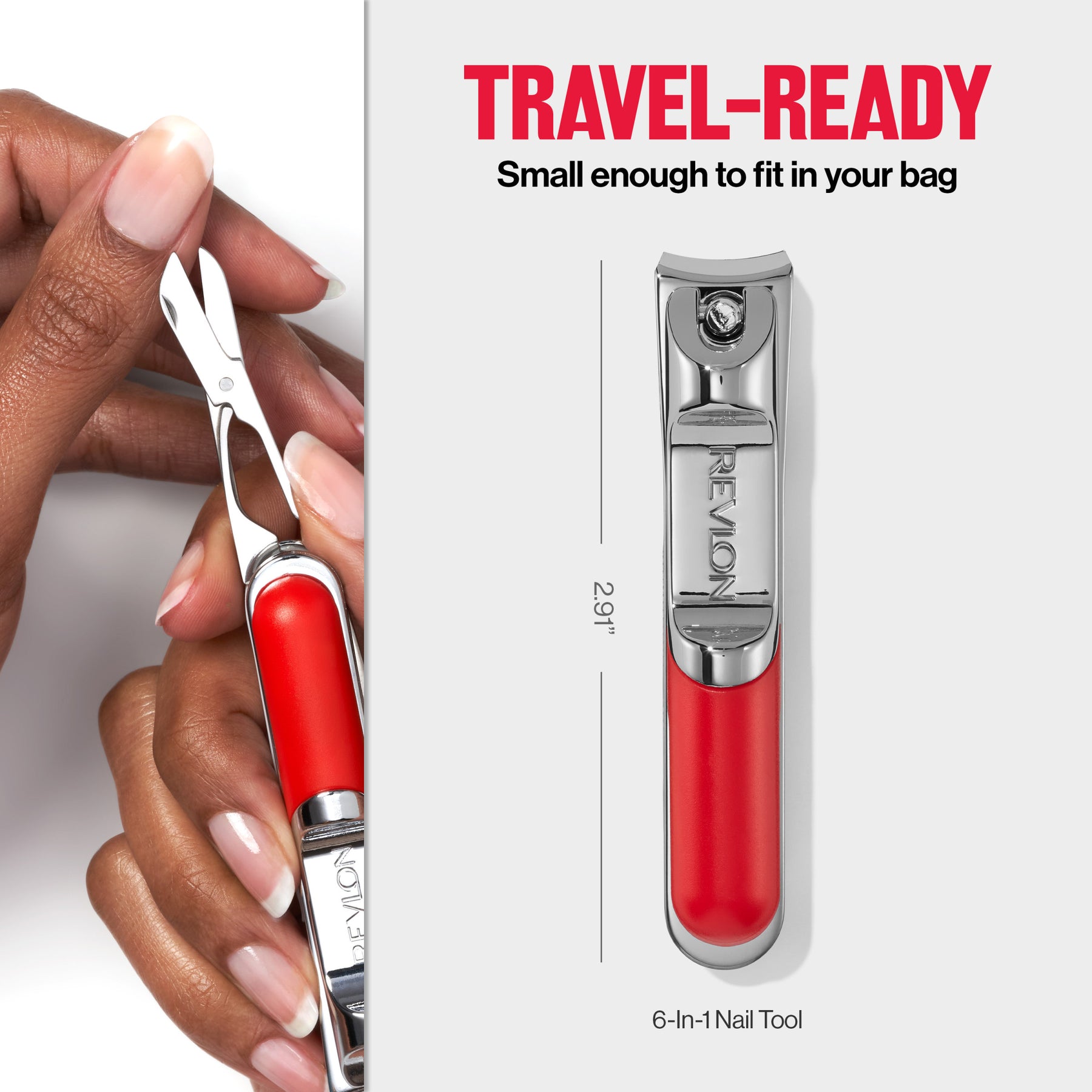 6-In-1 Nail Tool: Heavy Duty Nail Clipper | Revlon