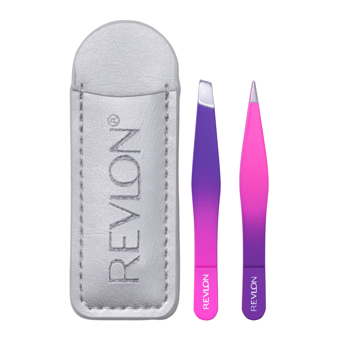 Tweezers - Point Tip, Slant Tip, Mini Travel Kit | Revlon